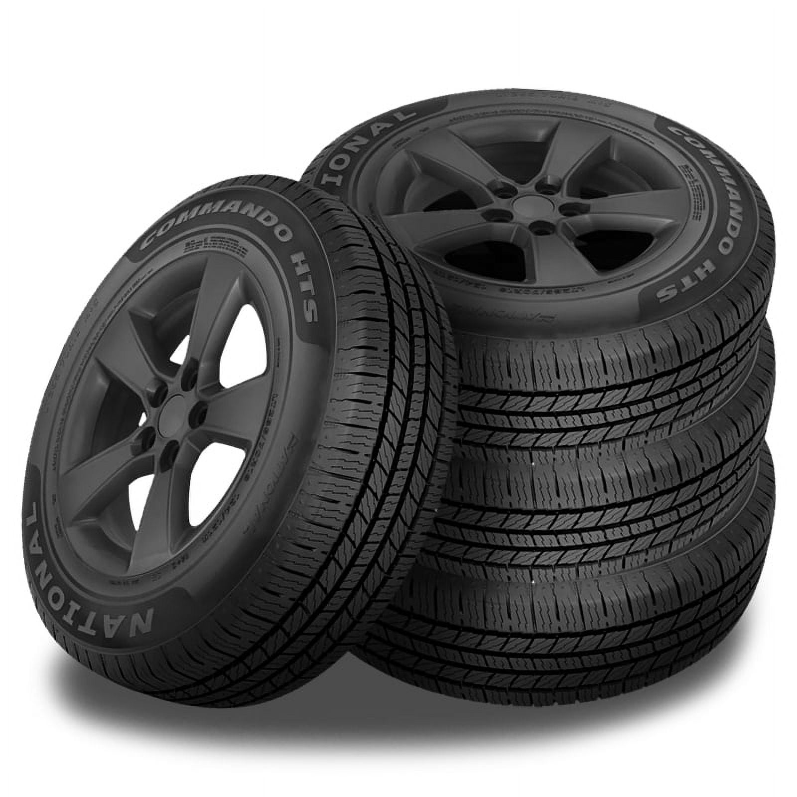 4 National Commando HTS 255/70R18 113T Highway All Season Tires 640AB ...