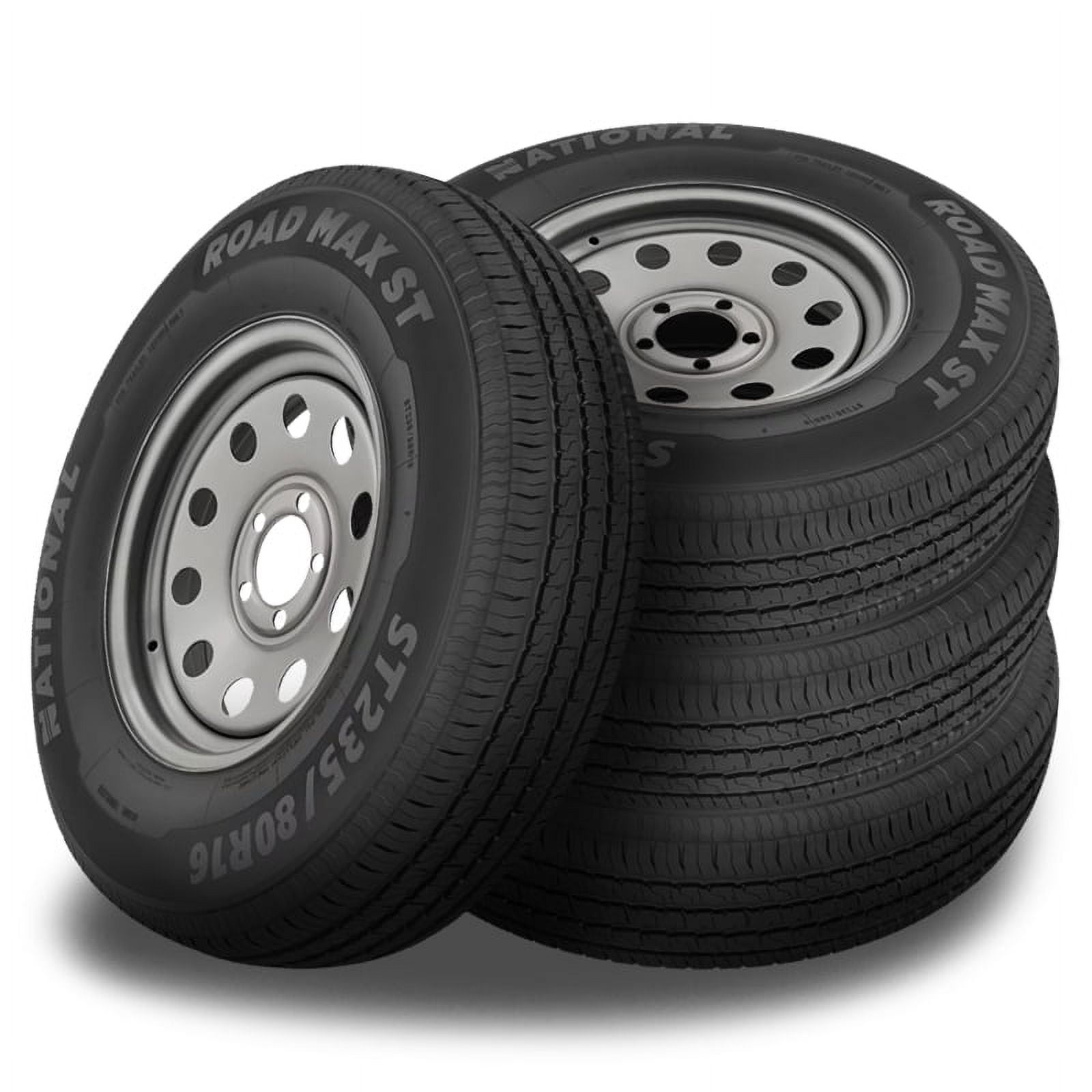 4 National Road Max ST 235/85R16 125/121M Travel / Utility / Boat ...