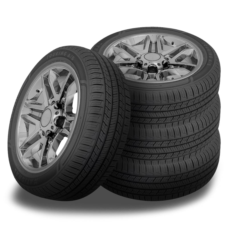 4 National Touring A/S 225/40R18 92H All Season Touring 480AA 60K Mi ...