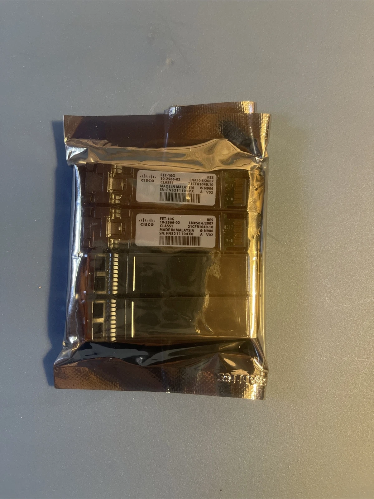 4 New Cisco Fet-10G 10-2566-02 Extender Transceiver 100% ...