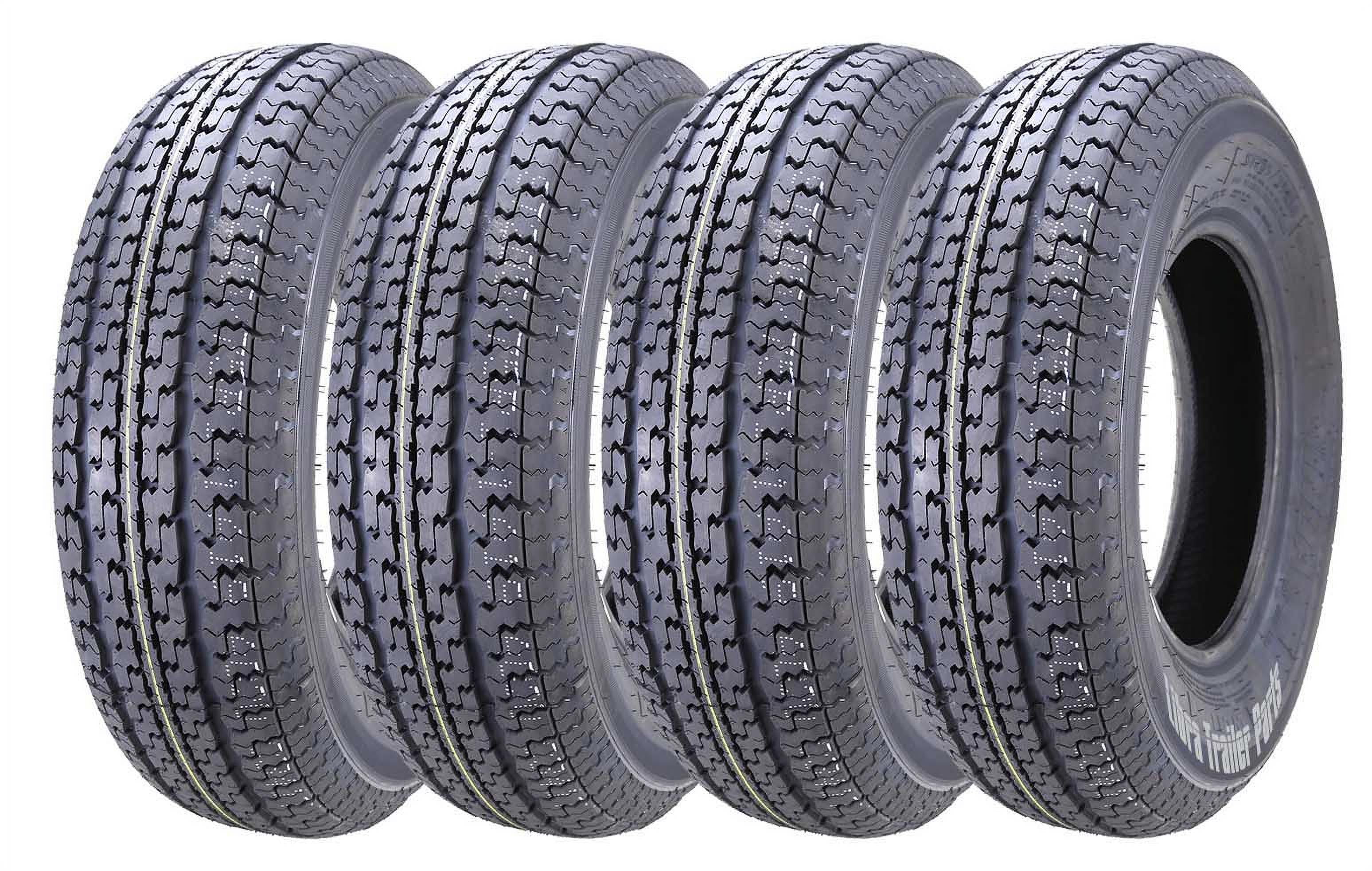 WINDA Premium Trailer Tires ST 205/75R15, 8PR Load Range D, Steel ...