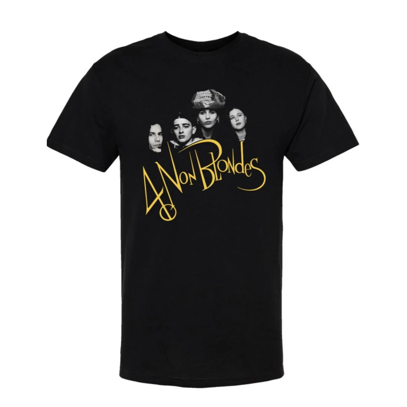 4 Non Blondes Men's Classic Photo T-Shirt Black Small | Officially ...