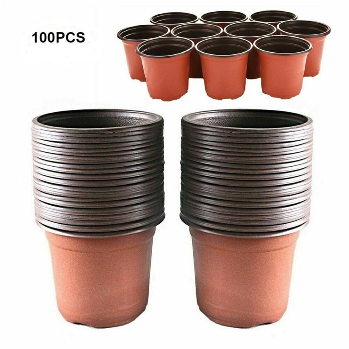 4'' Nursery Plants Pots, Disposable Plant Seedling Nursery Pot ...