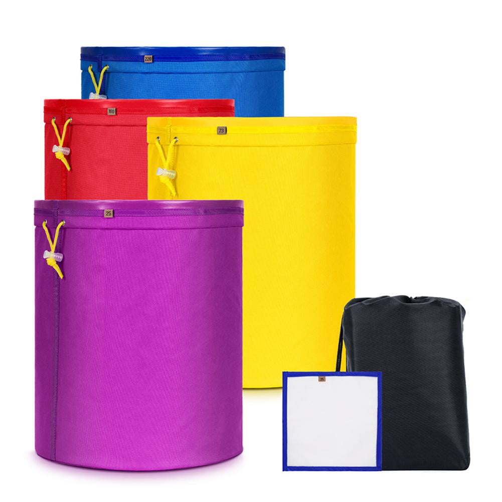 4 Nylon Filter Bags for Plant Hydroponics Waterproof with Different ...