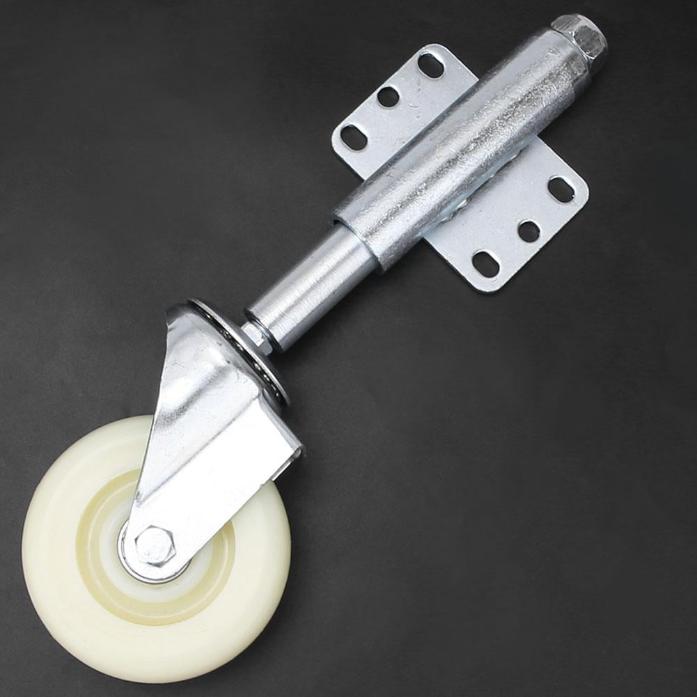 4 Nylon Gate Wheel Spring Loaded Swivel Caster Heavy Duty 440lbs Load ...