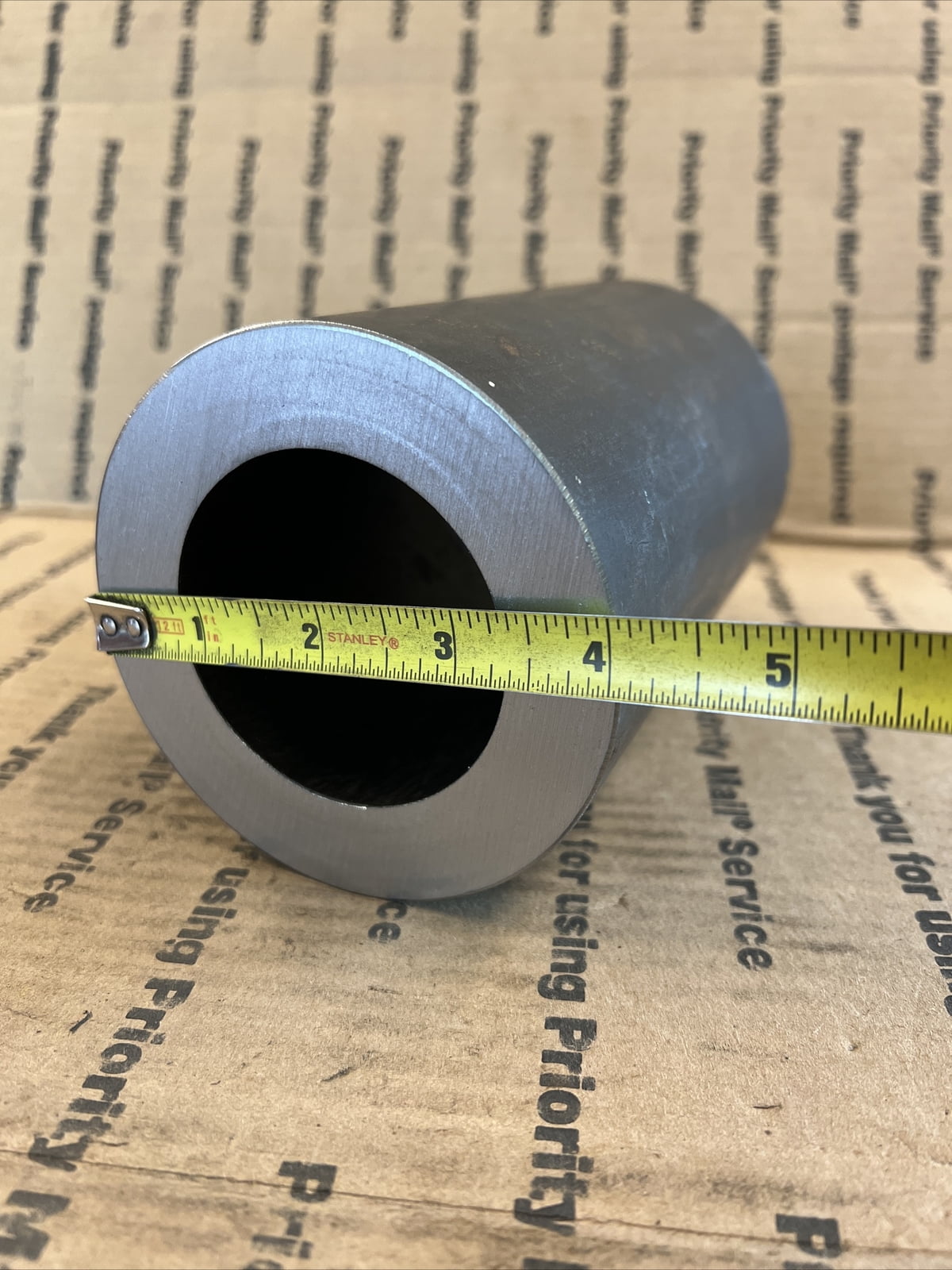 4” OD X 3/4” Wall Hot Finish Tubing Machining Bushing 6 1/4" L ...