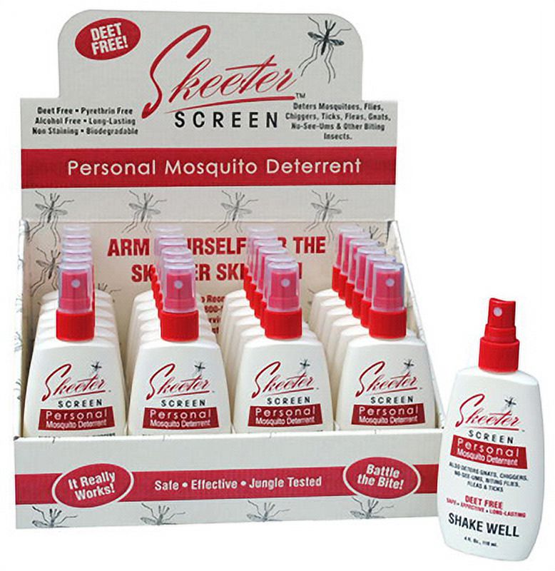 Scent Shop Skeeter Screen DEET Free Mosquito and Insect Repellent, 4 oz ...