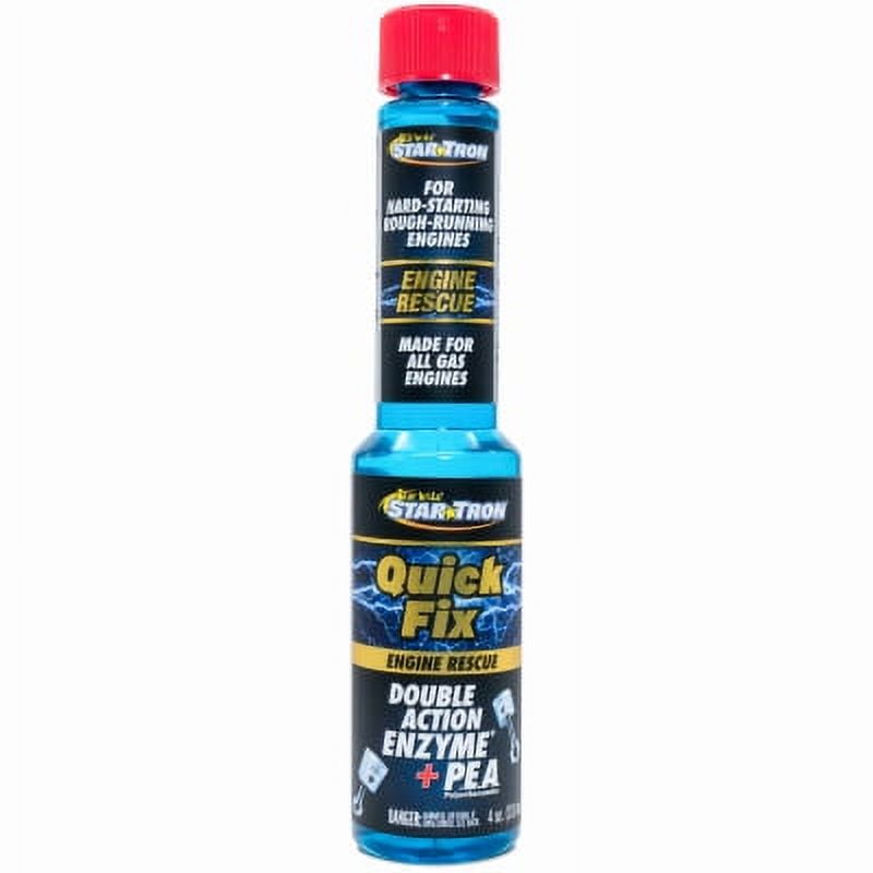 4 OZ Quick Fix Engine Rescue Fuel Cleaner. Restores performance. Clea ...