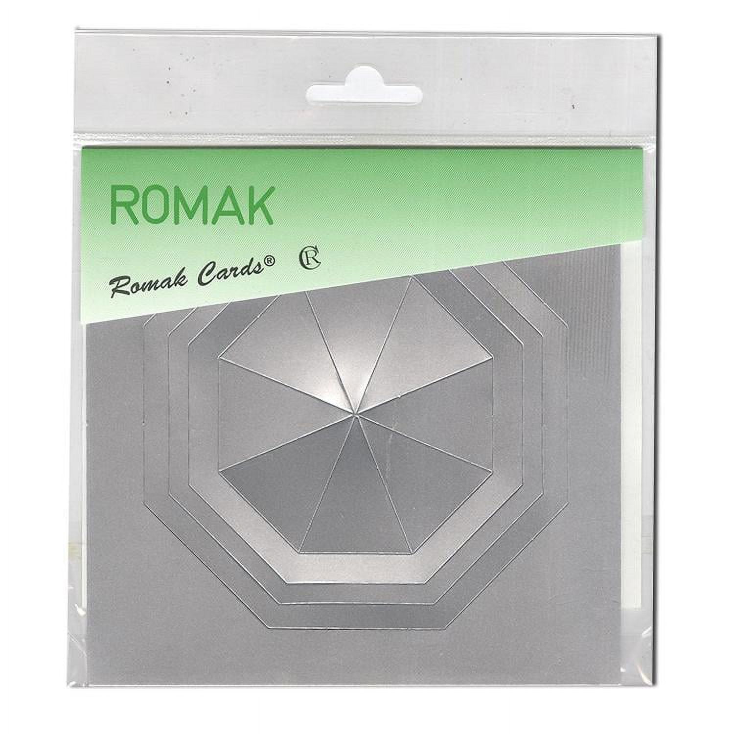4 Octagon Frame Cards 5x5" - Beige - Walmart.com