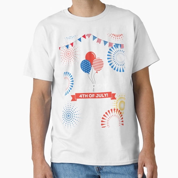 4 Of July Independance Day American Flag T-Shirt - Walmart.com