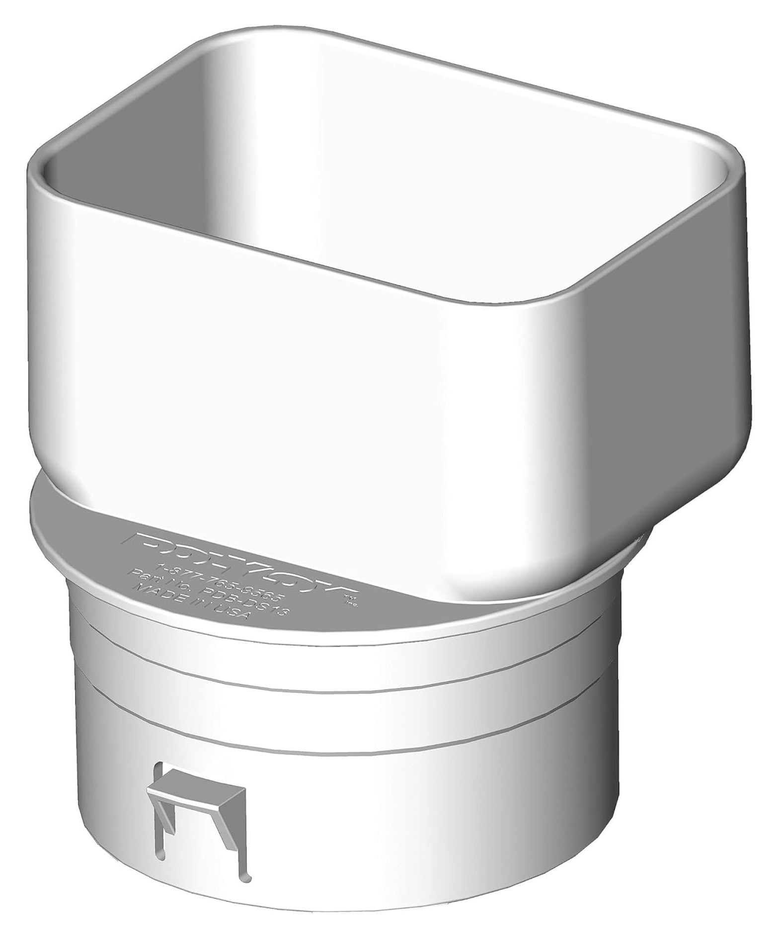 4" Offset Downspout Adapter (for 3"x4" downspouts) - Walmart.com