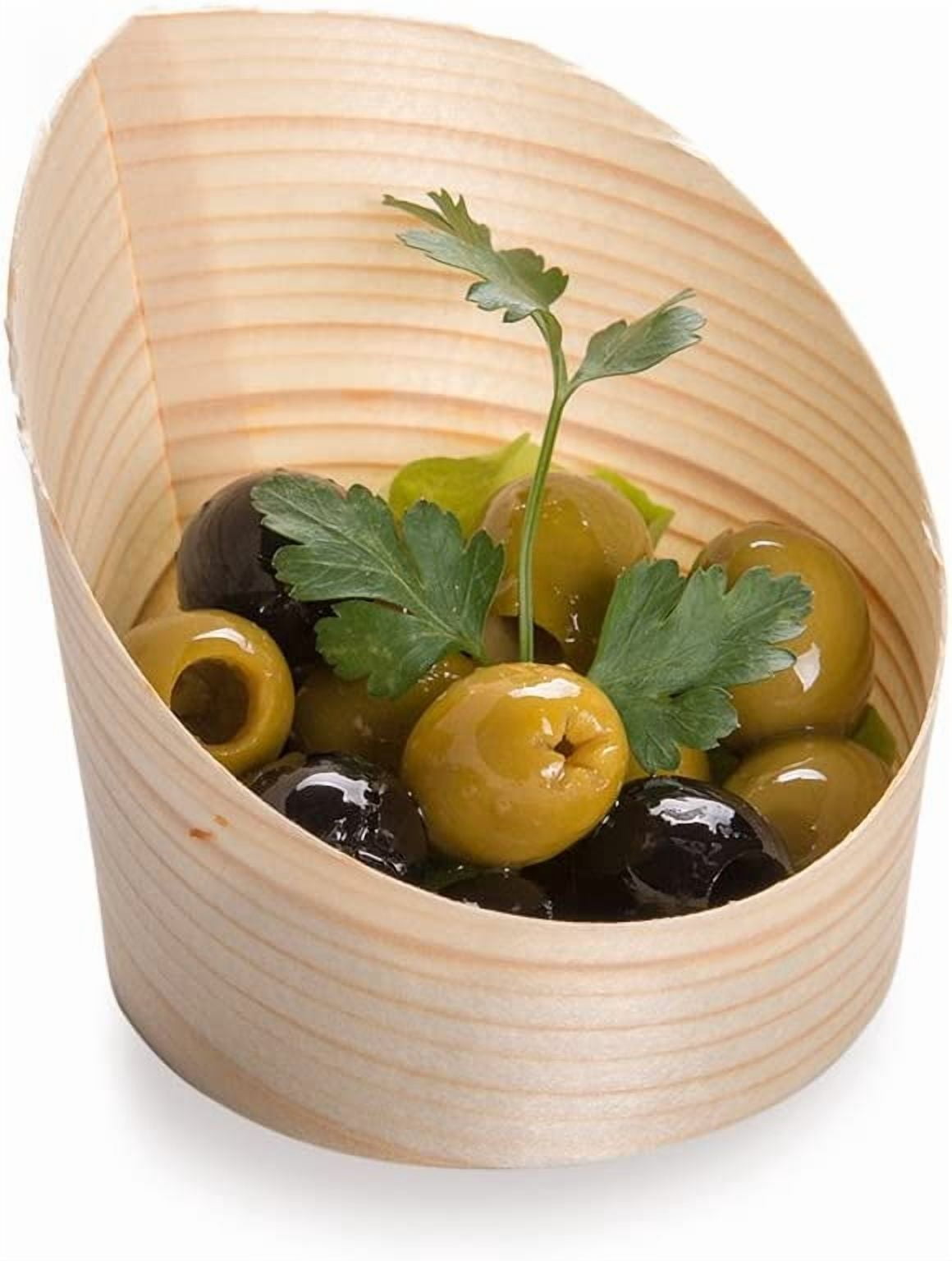 4 Ounce Small Dessert Cups 100 Slanted Dessert Tasting Cups ...