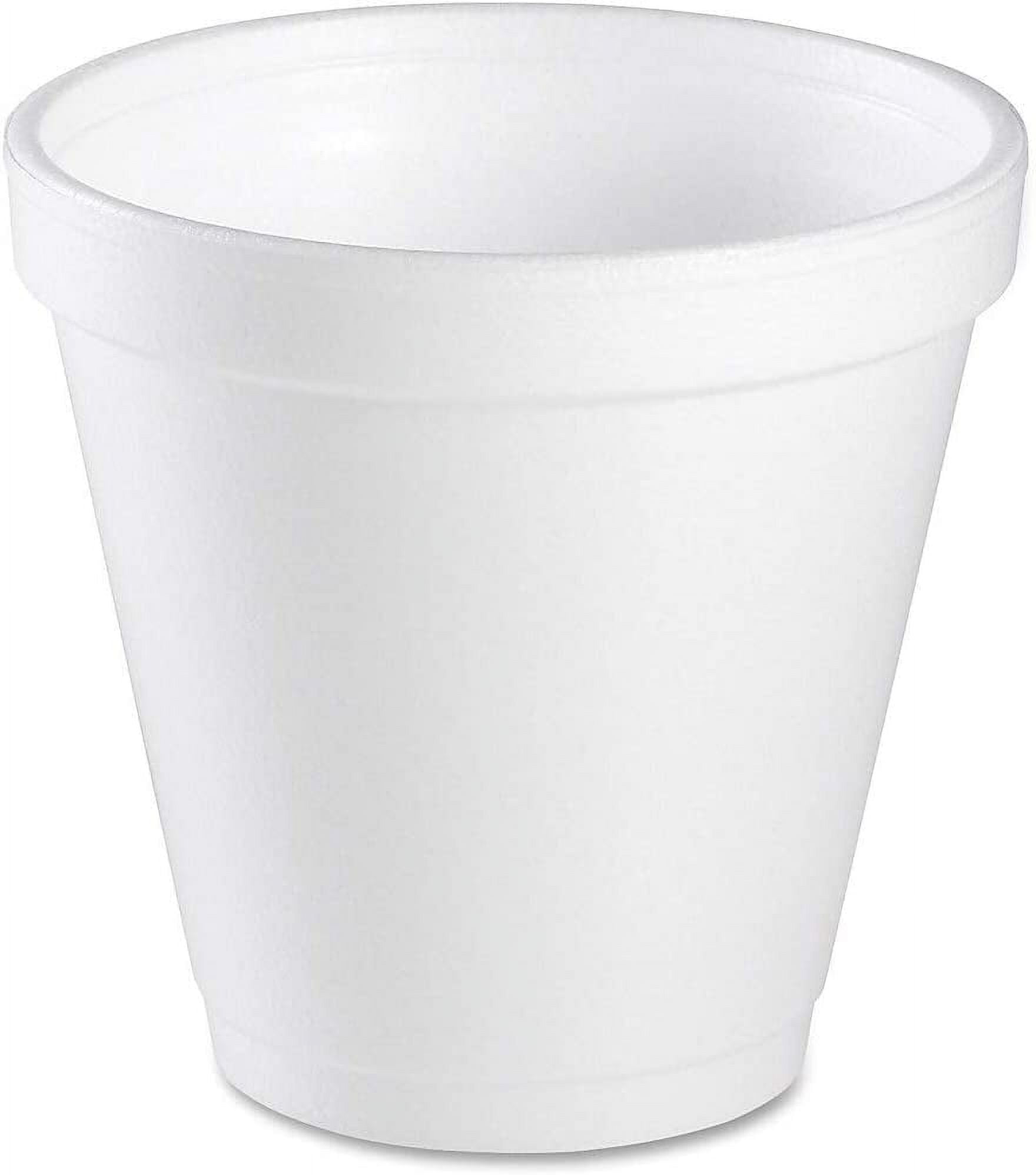 4 Oz Foam Hot / Cold Cups 50 / Bag in White - Walmart.com