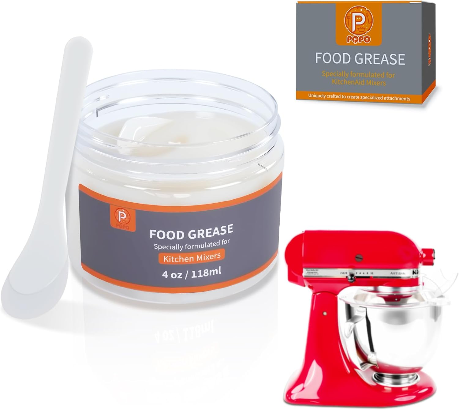 4 Oz Food Grade Grease Compatible with KitchenAid Stand Mixer,Maintain ...