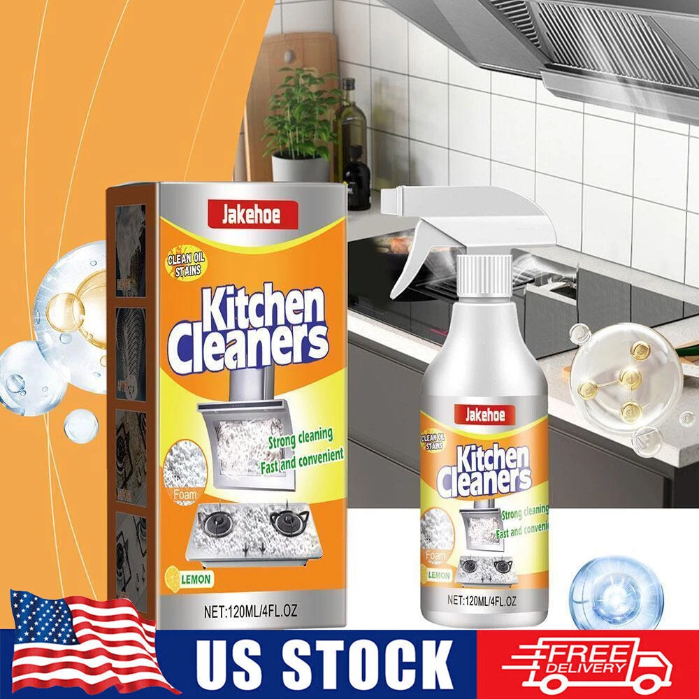 4 Oz Heavy Oil Stain Range Hood Cleaner Kitchen Cleaner Powerful Grease ...