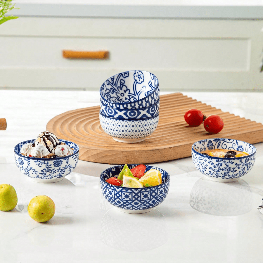4 Oz Porcelain Small Dessert Bowl 3.5 Inch Small Bowls For Yogurt ...