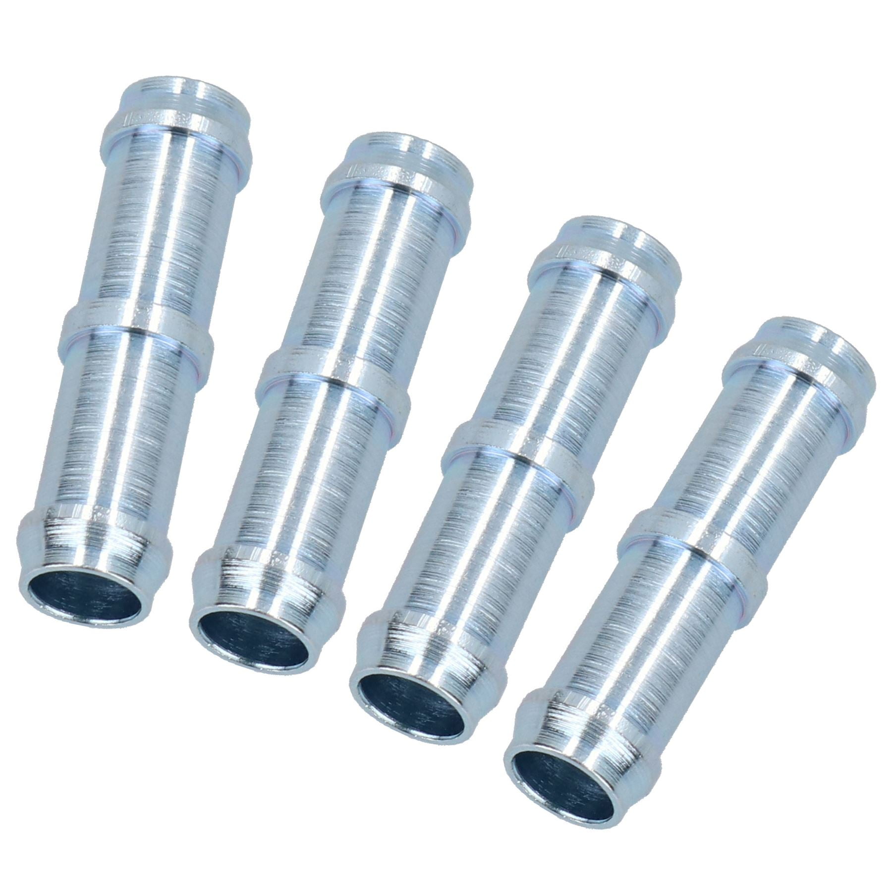 4 PACK 5/8" Steel Hose Joiner / Repair Fitting Double Hose Tail Air ...