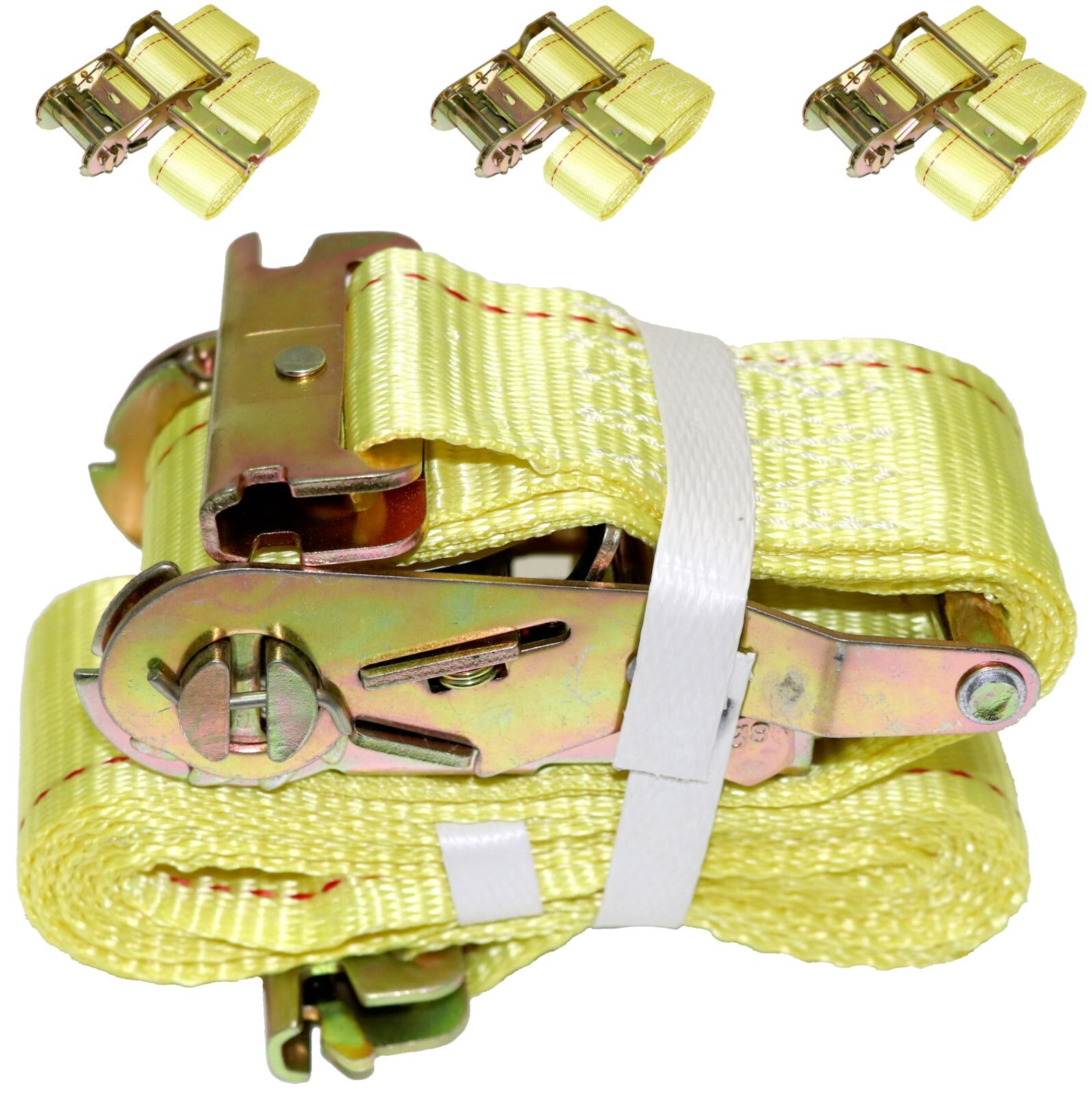 (4 PACK) DKG 2” X 12’ E Track Ratchet Straps – Ideal Enclosed Trailer ...