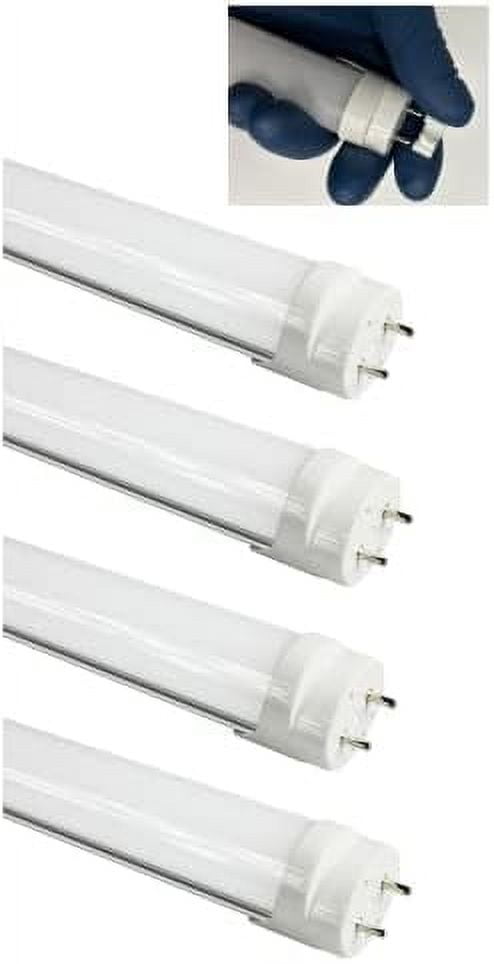 (4-PACK) Fulight Type B T8 LED Tube Light - 2FT 24-Inch 10-Watt (18W ...