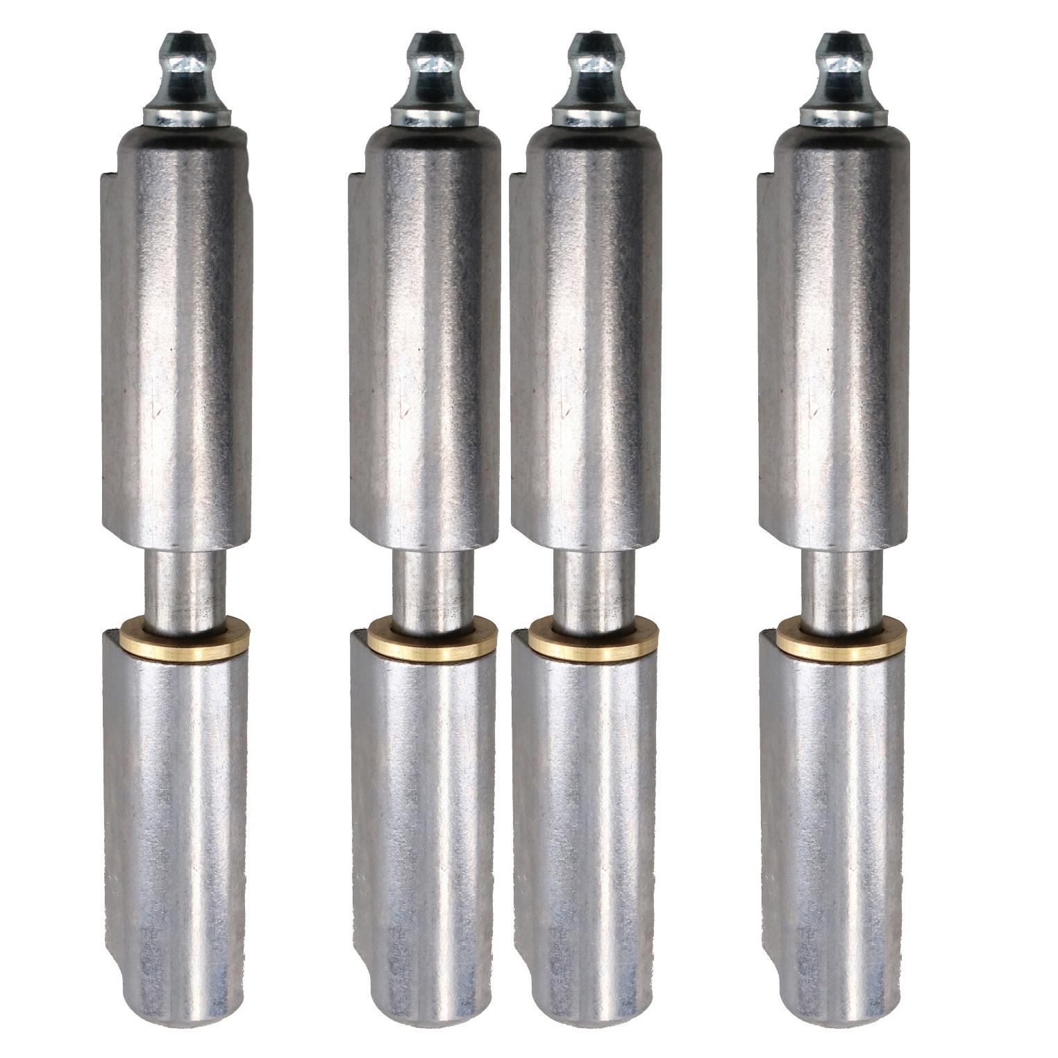 4 PACK Lift Off Bullet Hinge with Grease Nipple Weld On 15x100mm Door ...