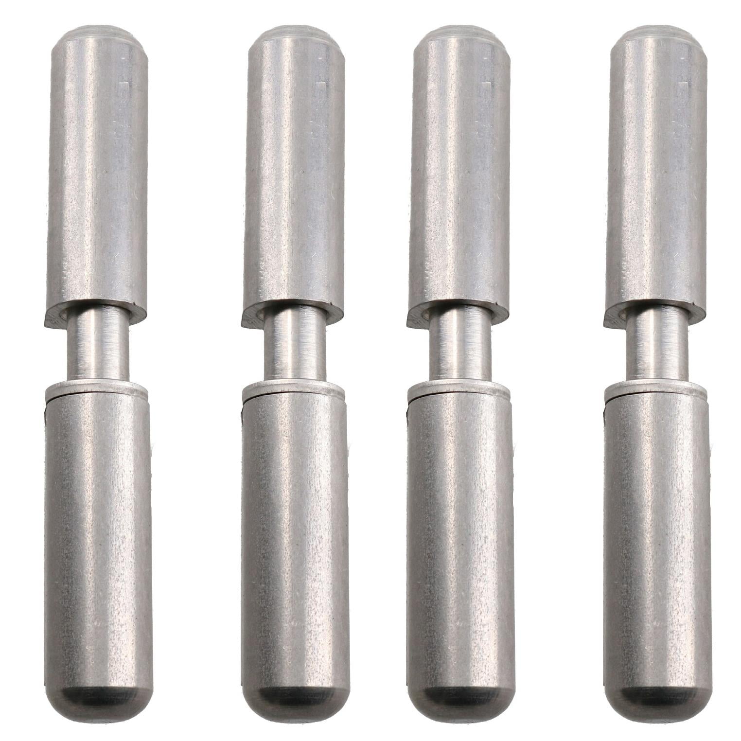 4 PACK Lift Off Stainless Steel Bullet Hinge Weld On 10x60mm Heavy Duty ...