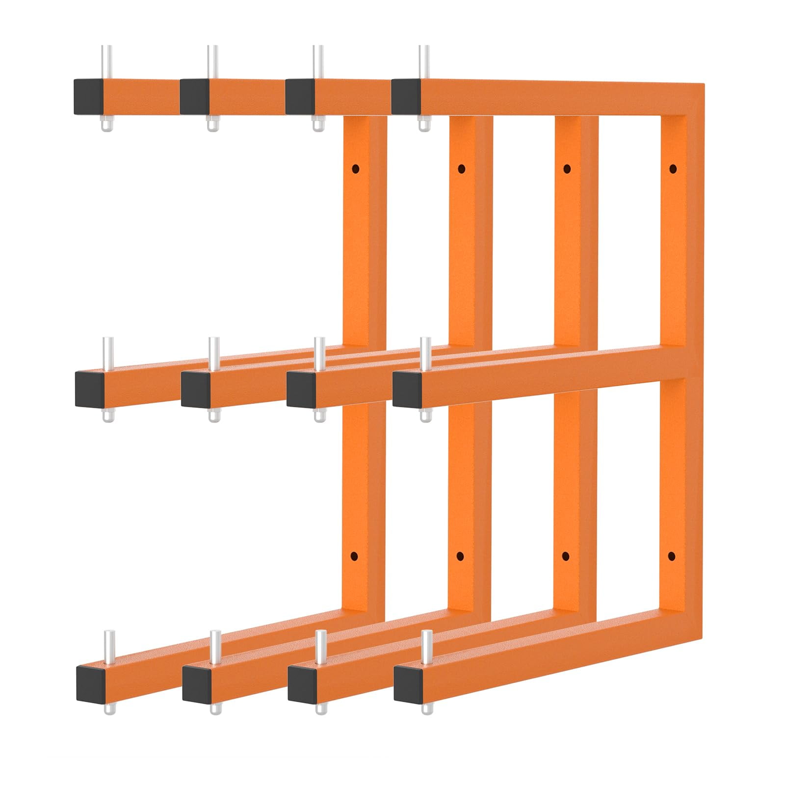 4 PACK Lumber Rack Wall-Mounted Lumber Storage Rack, Heavy Duty Wood ...