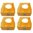 Rite Farm Products 4-Pack Washable Poly Egg Nesting Box, Plastic ...