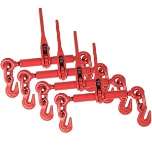Eisen 4 PACK Ratchet Load Binders 1/2-5/8 for Chain Binders Tie Down ...