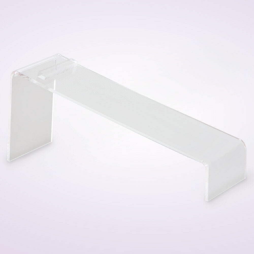 "4 PACK - Slanted Acrylic Shoe Riser Display- 7""W x 2 1/2""D x 3""H ...