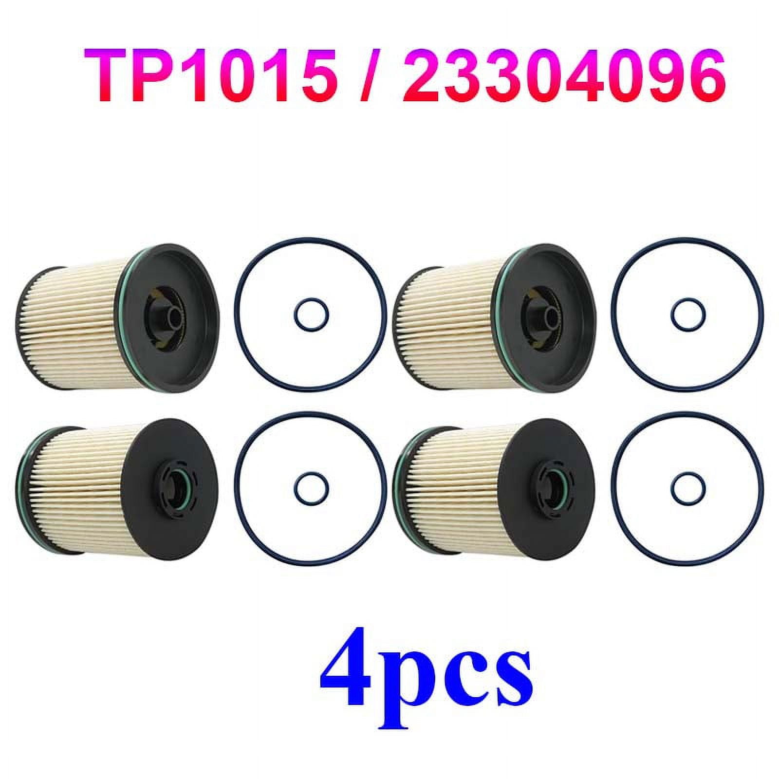 4 PACK TP1015 Fuel Filter Kit & Gaskets For Chevrolet Silverado 3.0L ...