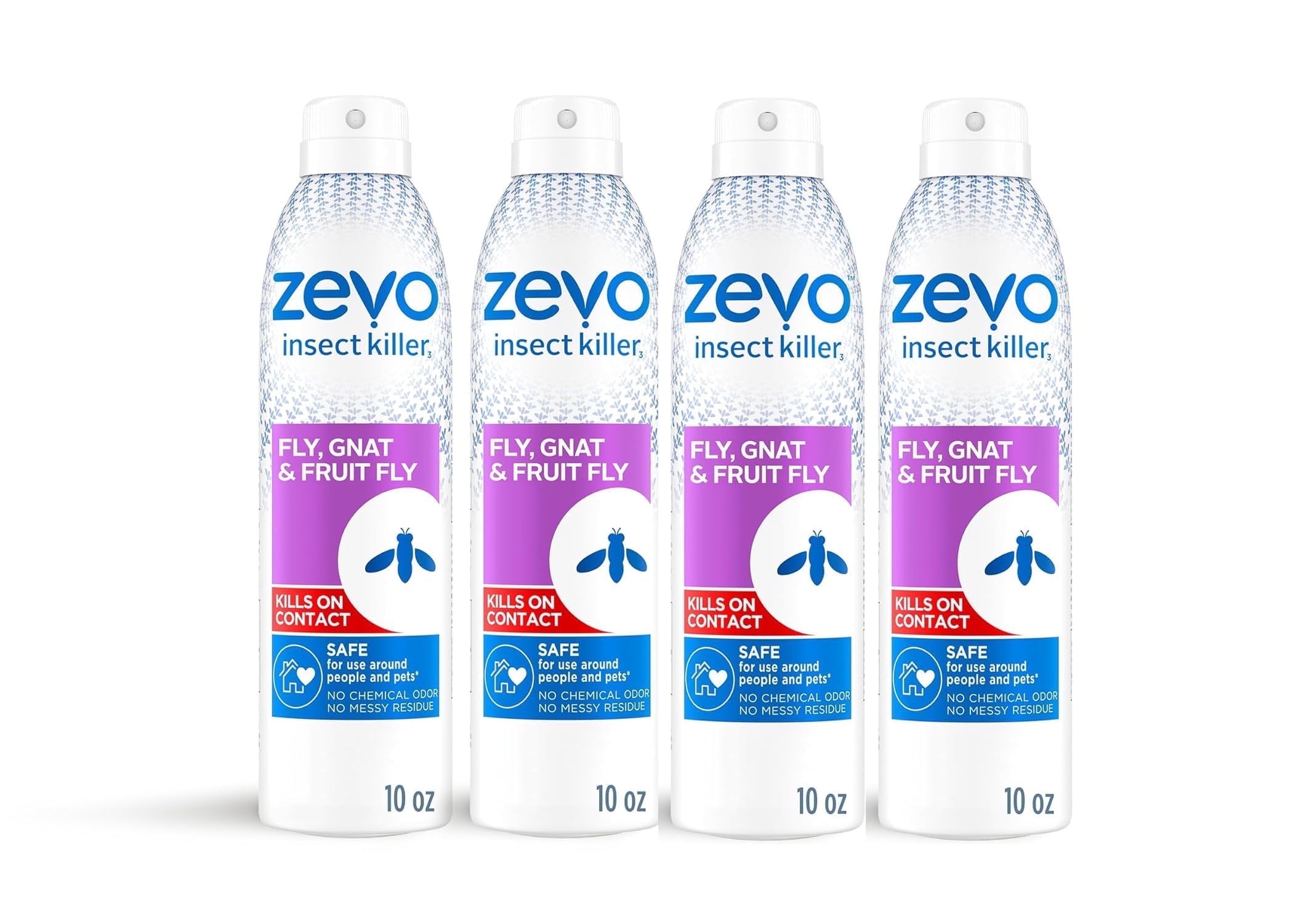 4 PACK - Zevo Flying Insect Killer - Fly, Gnat, & Fruit Fly - 10oz Bug ...