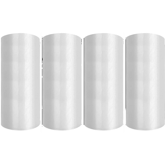 4 PACK of 984ft x 8" x 8" Air Pillow Cushion Bubble Film Roll for Wrap ...