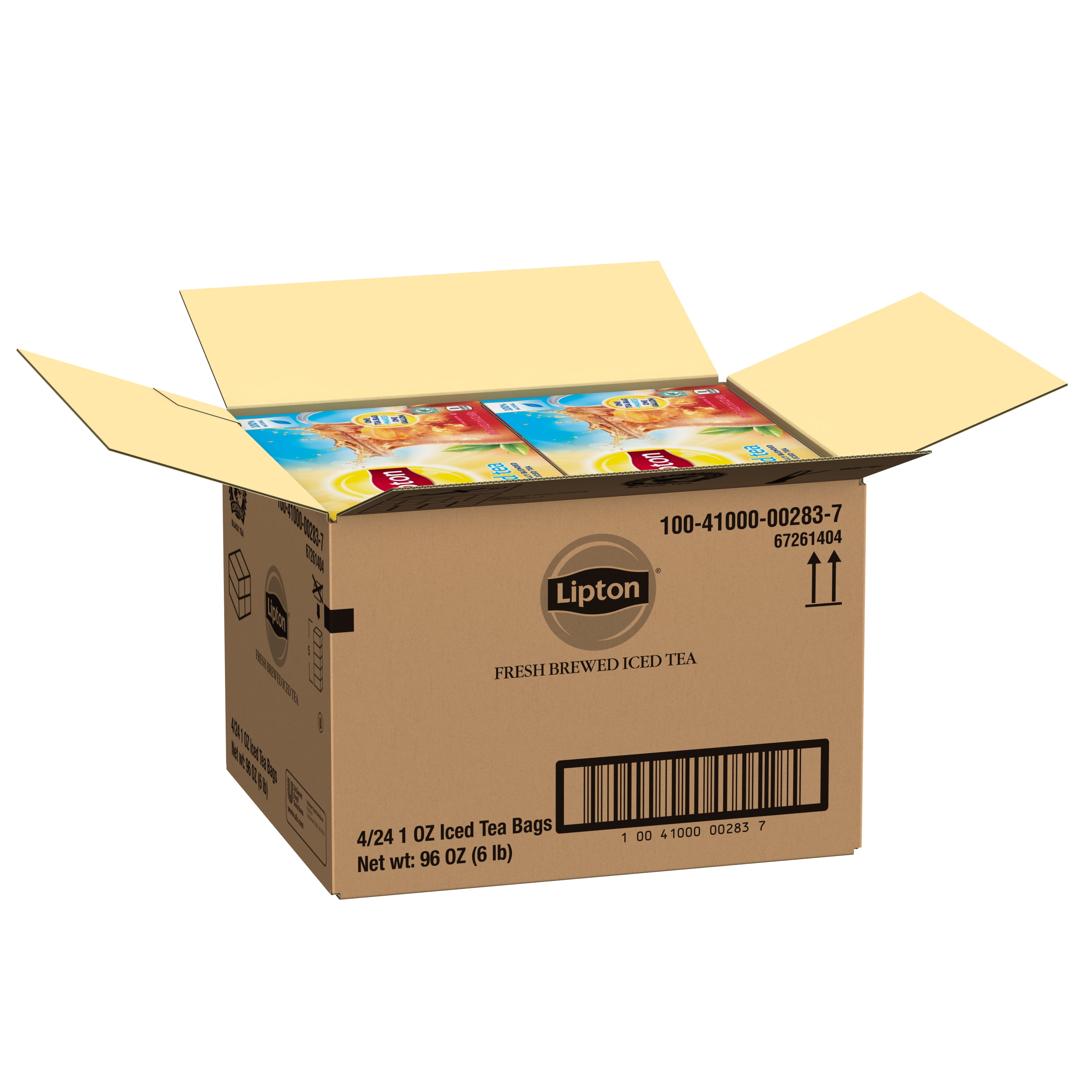 4 PACKS : Lipton Smooth Blend Iced Tea - 1 Oz. Tea Bag, 24 Bags Per Box ...