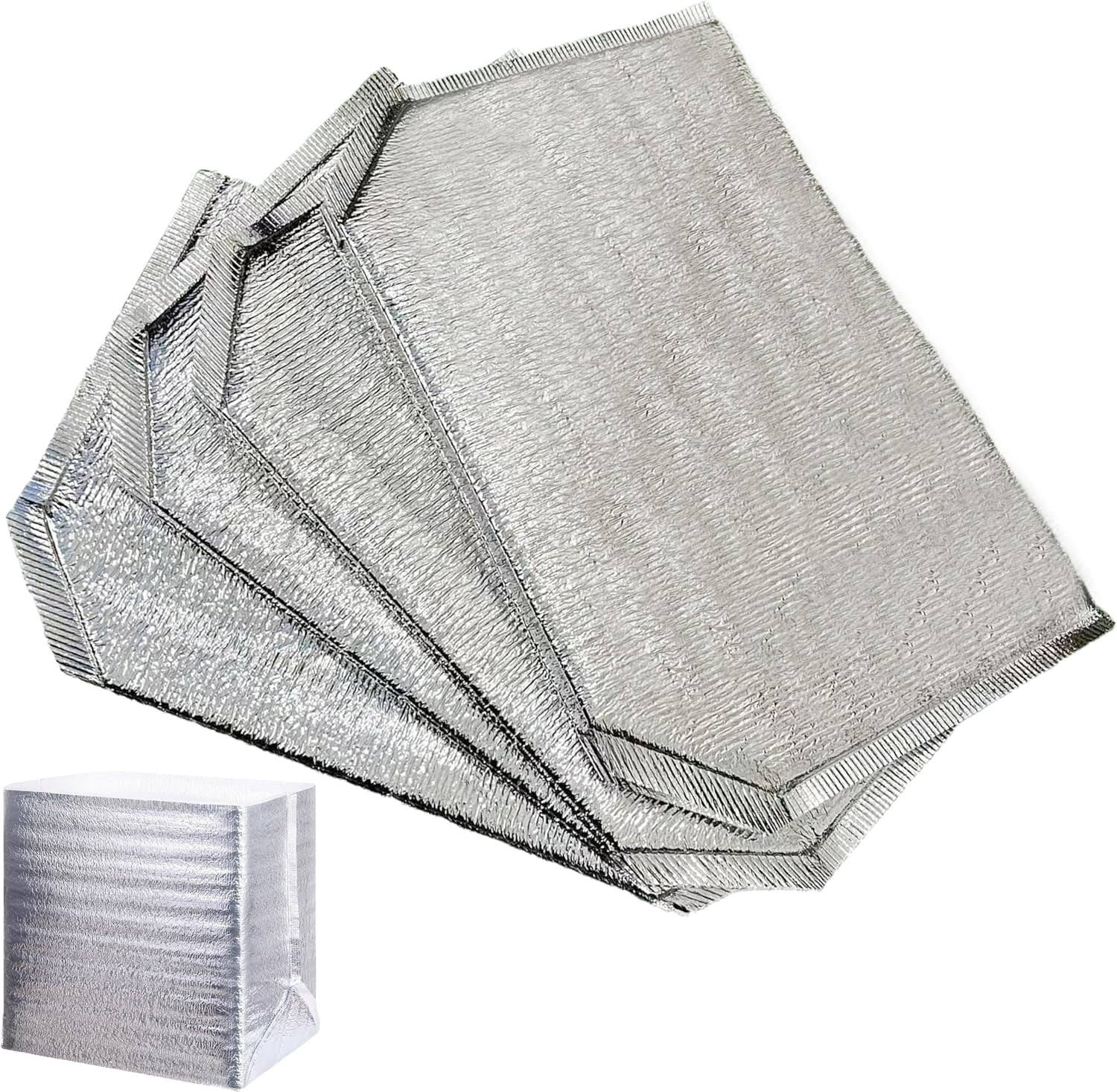 4 PACKS Reusable Insulation Bags Thermal Box Liners ,14 x 9.2 x 13.2 in ...