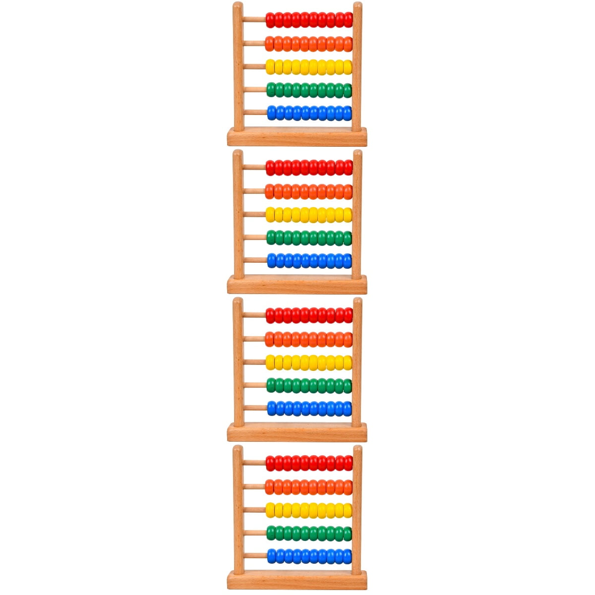 4 PC Abacus Stand Toy Childrens Toys Toddler Learning Wooden - Walmart.com