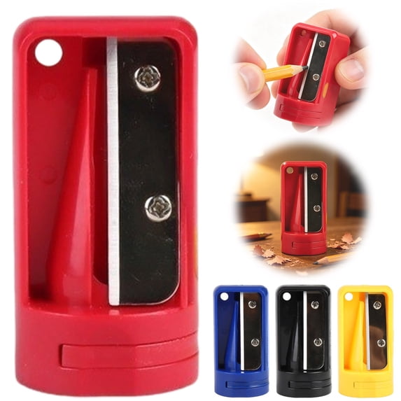 4 PC Carpenter Pencil Sharpener, Portable Manual Pencil Sharpener ...