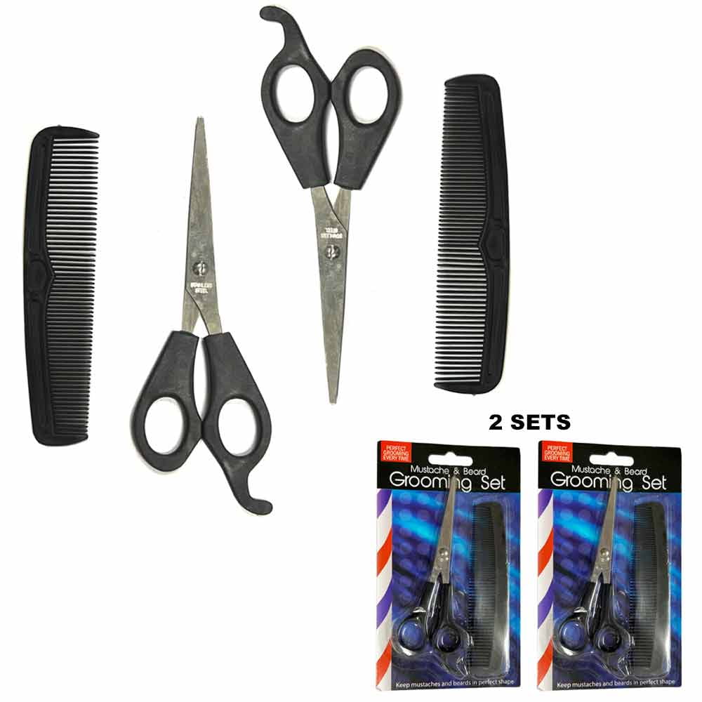 4 PC Hair Cutting Scissors Set Barber Shears Professional Salon ...