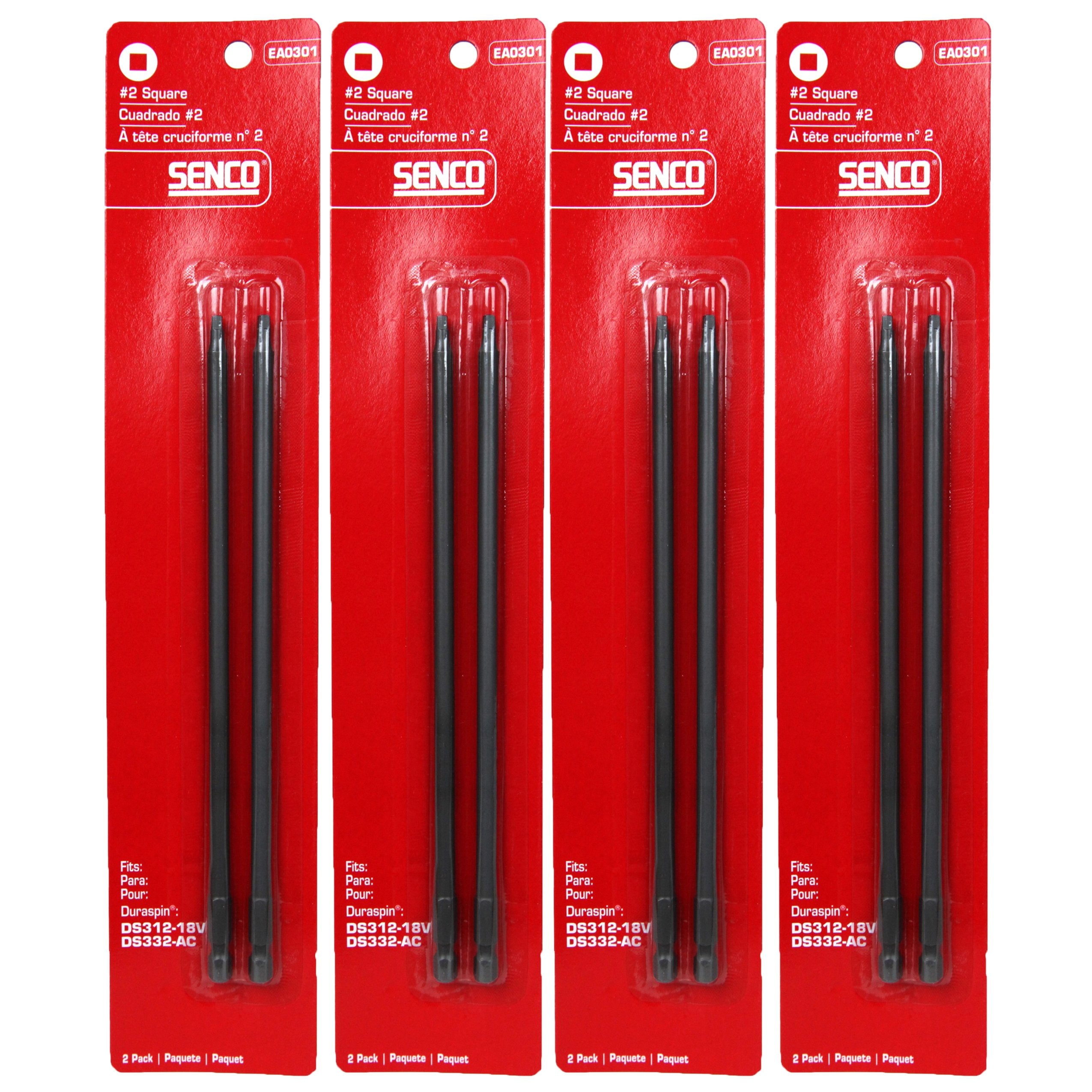 4 PC Senco EA0301#2 Square Bits - Duraspin Technology Integrated Auto ...