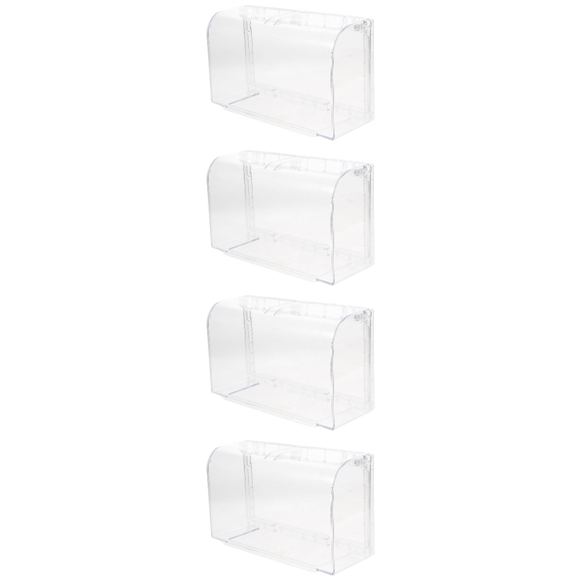 4 PC Socket Waterproof Cover Conjoined Case Protective Small Plastic ...