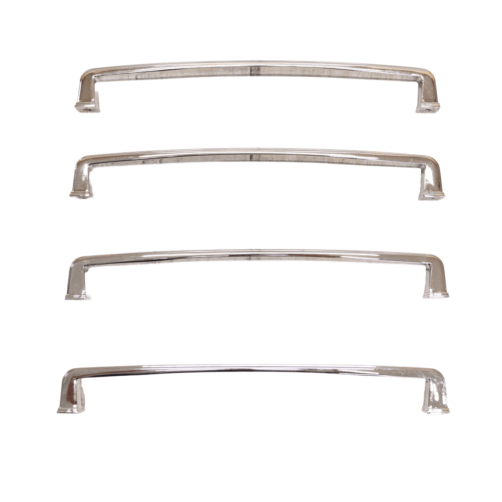 4 PC- Villa Valentina 8-1/16" Polished Chrome Drawer Pull Kitchen ...