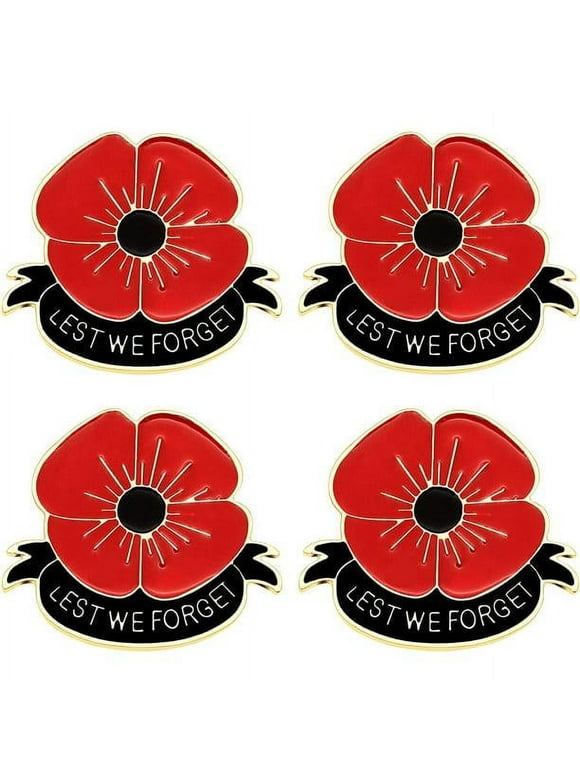 Remembrance Day Poppy Pin