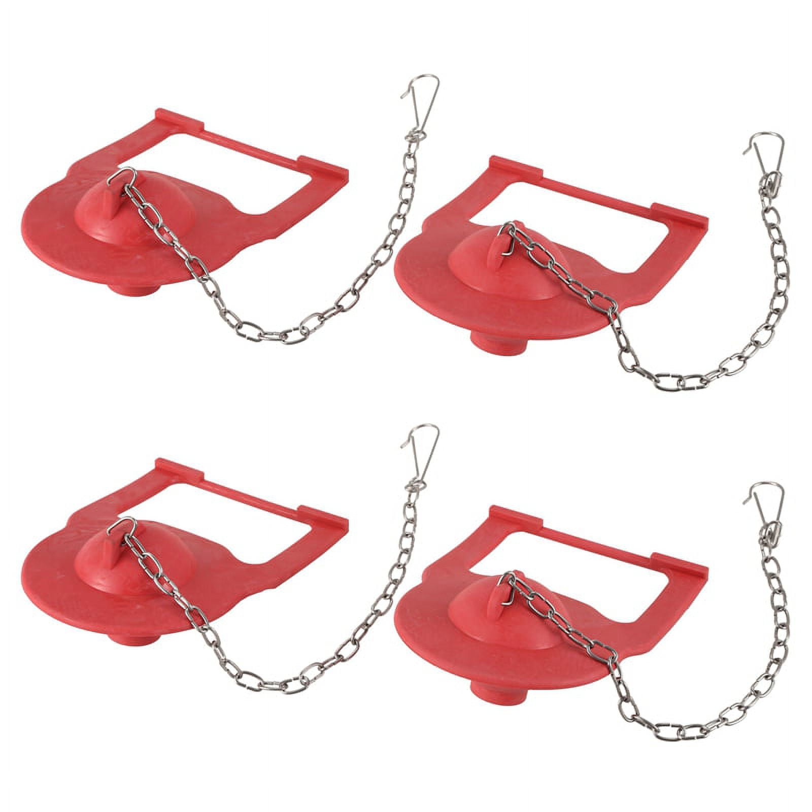 4 PCS 2 Inch Toilet Flapper for -Fin Flapper Replacement Kit, Replace ...