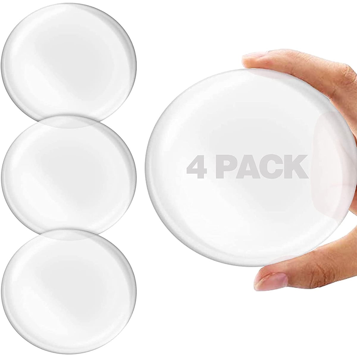 4 PCS 3.15" Door Stopper Wall Protector, Large Silicone Door Handle ...