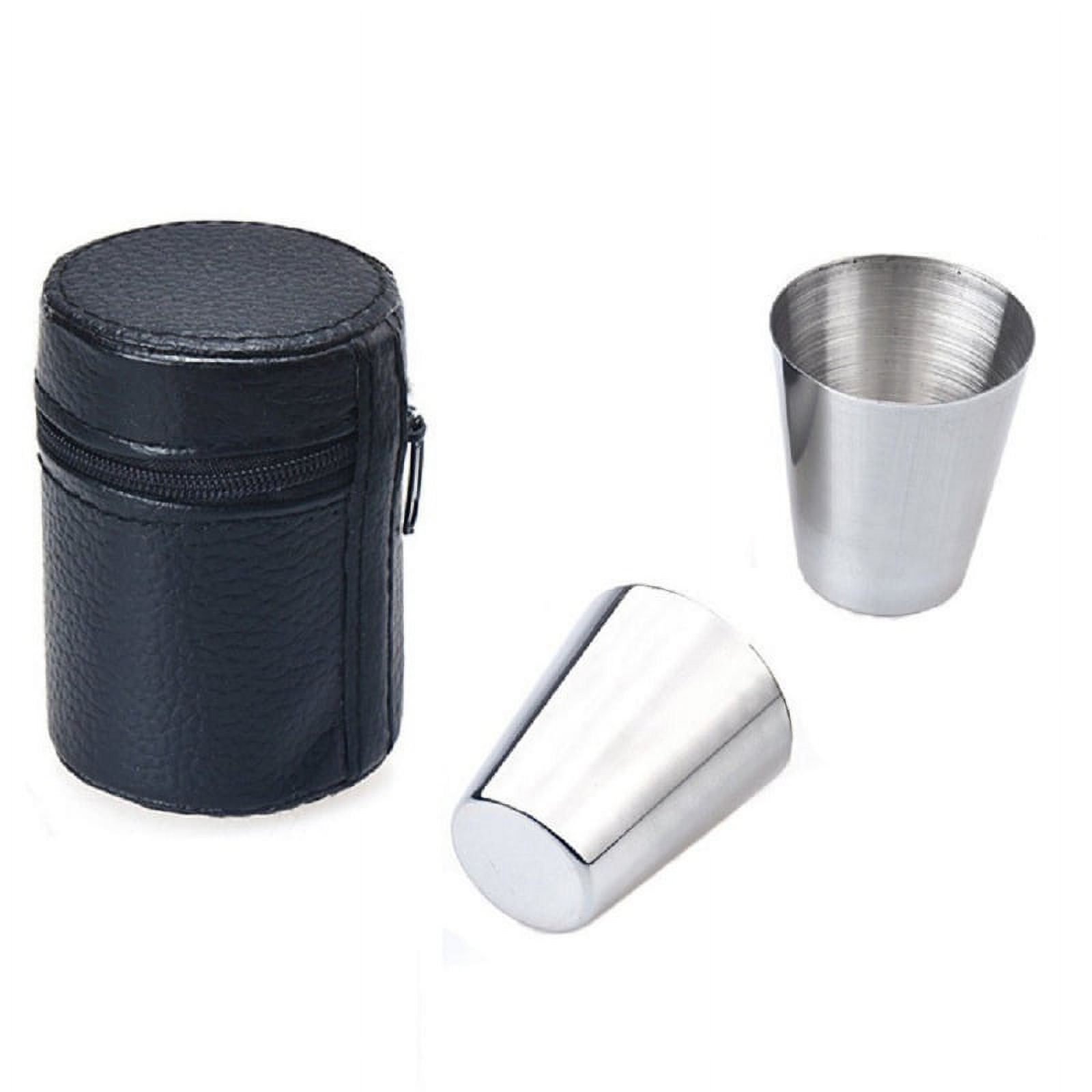 4 PCS 30Ml Stainless Steel Shot Cups Shot Glass Drinking Vessel ...