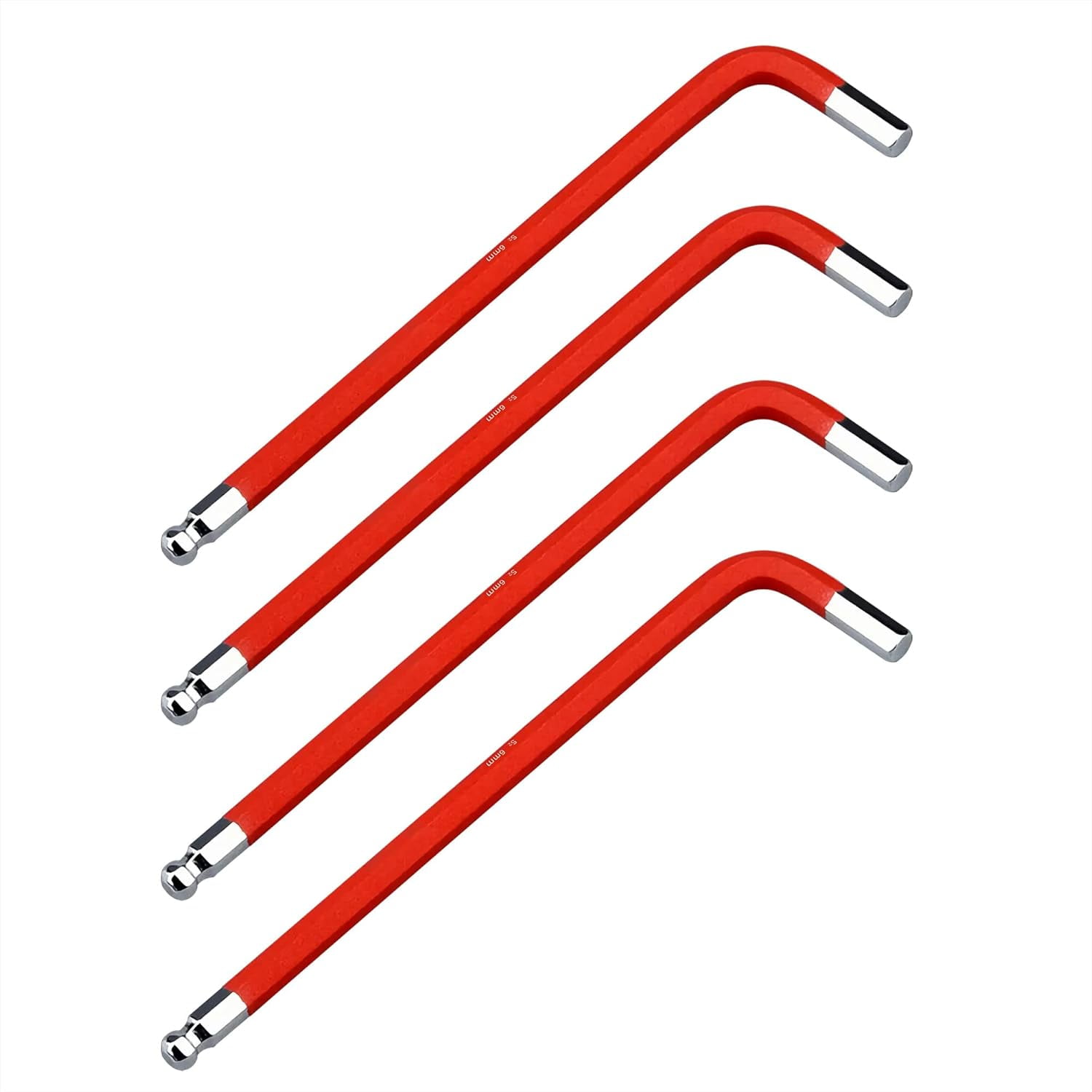 4 PCS 3mm Ball End Hex Key Allen Wrench,Internal Hexagonal Wrench, L ...