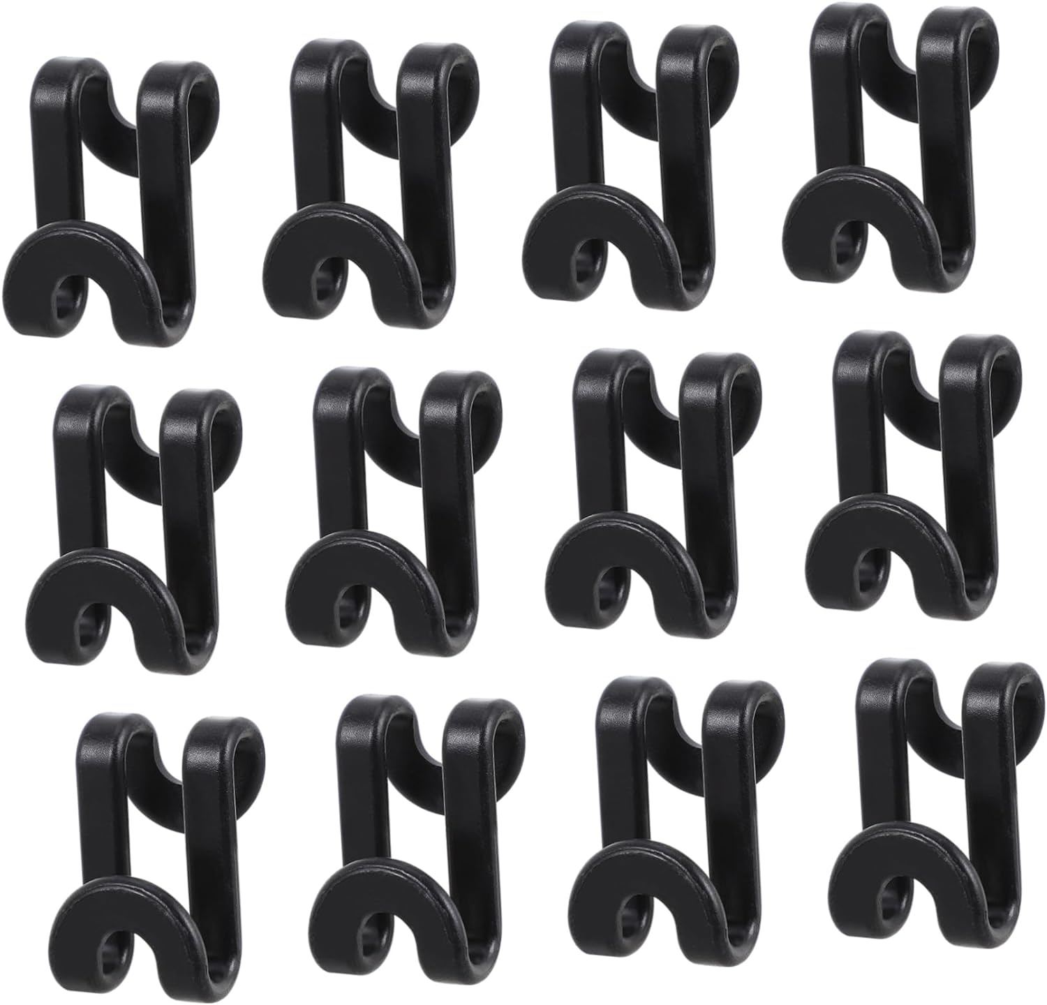 4 PCS 4.1 Inch Black Hair Clips Hair Claw Clips Claw Clips for Thick ...