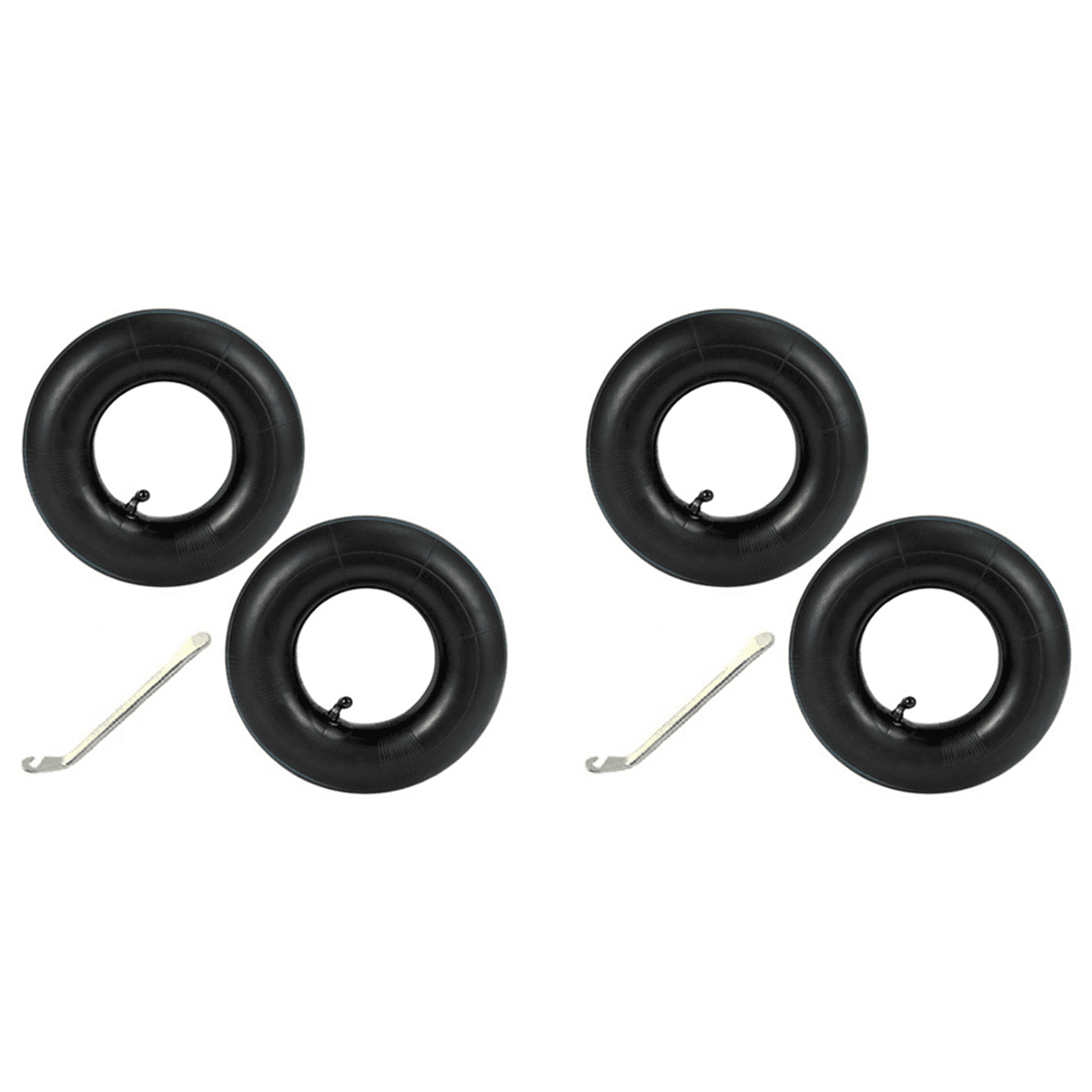 4 PCS 4.10/3.50-4 Inch Inner Tube Tire for Hand Truck, , Hand Cart ...