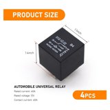 4 PCS 40A Automotive Relays, 5 Pin Relay, 12V Waterproof Car Relay ...