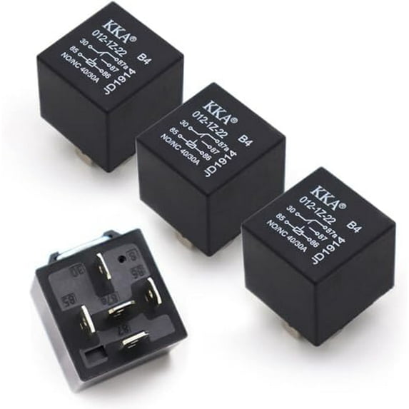 4 PCS 40A Automotive Relays, Car Relay Switch, 5 Pin Relay, 12V ...