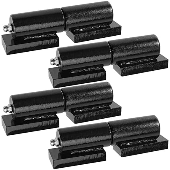 4 PCS 5 Inches Heavy Duty Barrel Gate Hinge, Iron Barrel Style Door ...